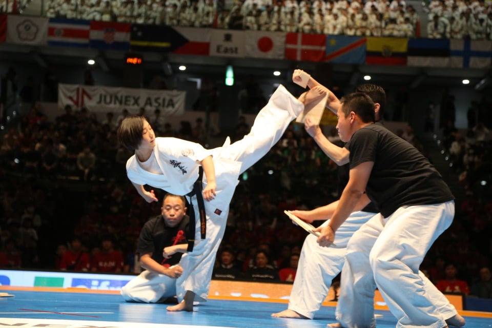 Learn self-defense and kicking with a real karate experience ...